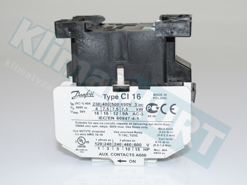 Stycznik Danfoss CI 16 - KlimatHurt.pl hurtownia internetowa ...